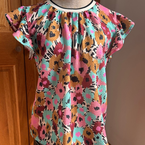 THML | Tops | Thml Vibrant Floral Top | Poshmark